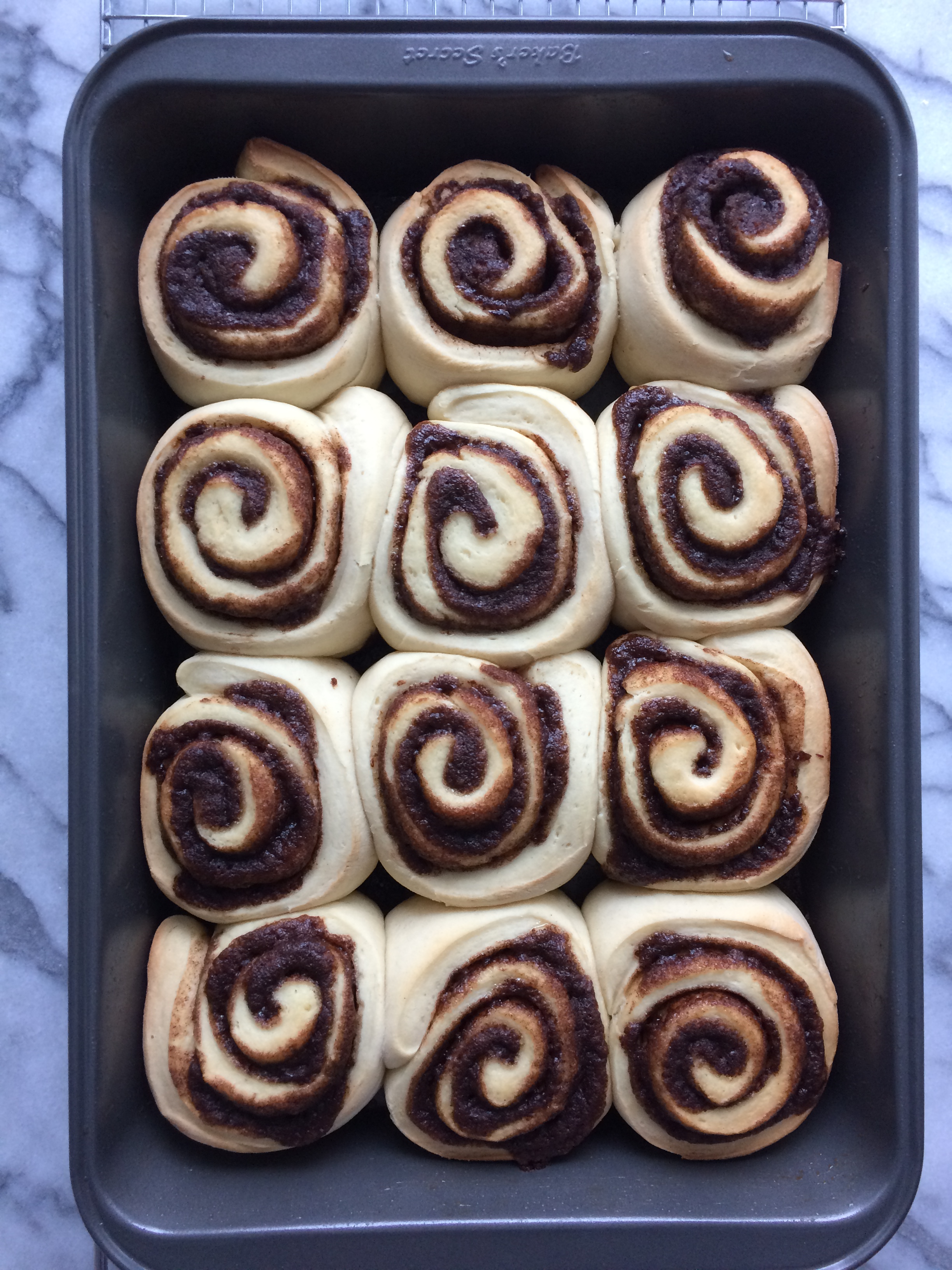 Cinnamon Buns with Cream Cheese Icing – Pie Girl Bakes