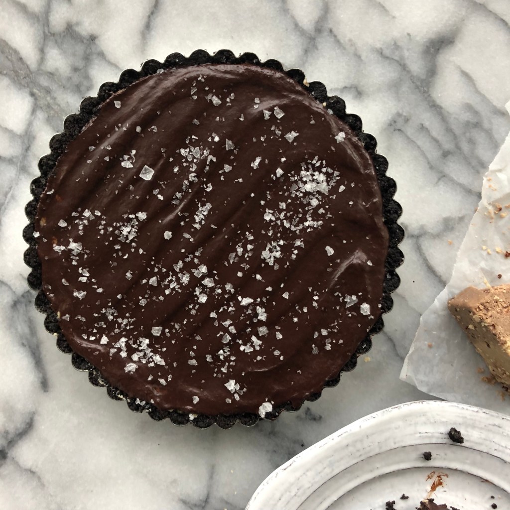 Chocolate Tahini Tart with Halva – Pie Girl Bakes